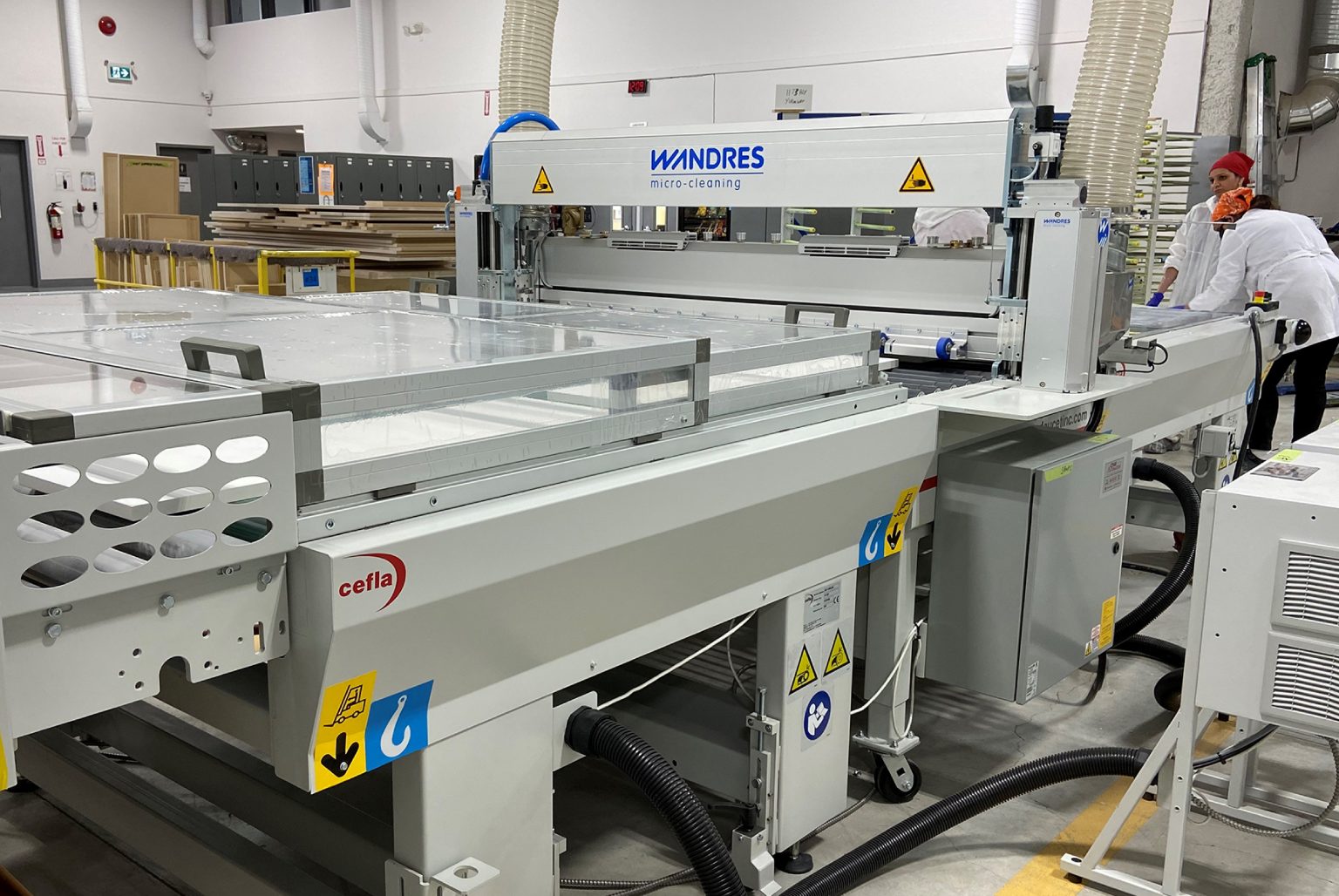 Addition of Automated Cefla Paint Line – Sunrise Kitchens